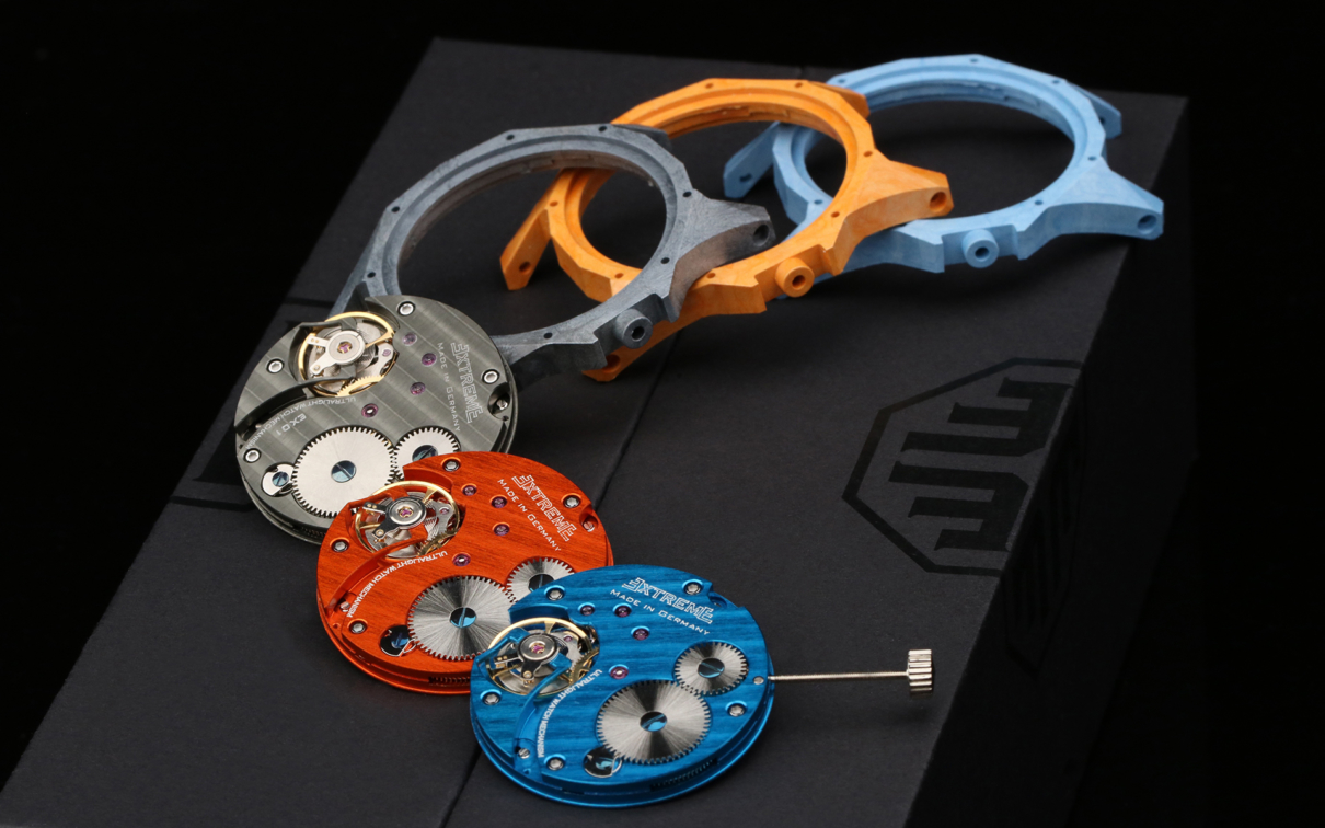 Maximum hardness for EXTREME WATCH cases with high-tec materials